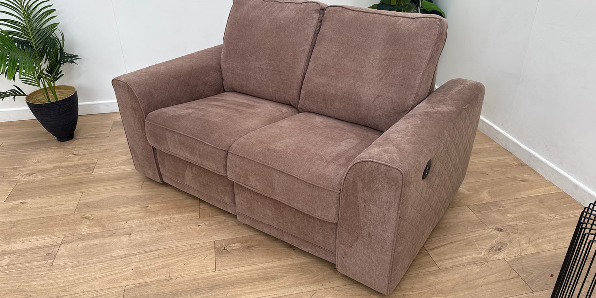 DFS Orka Recliner 2 Seater in Mocha — The Sofa Clearance Outlet