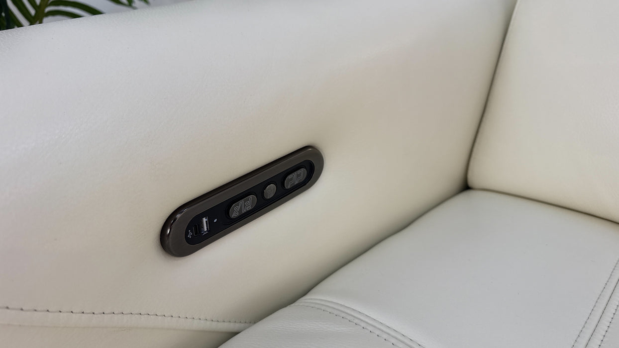 Sofology The Marvella 3 Seater Leather Recliner Sofa in Trusty Sheen W ...