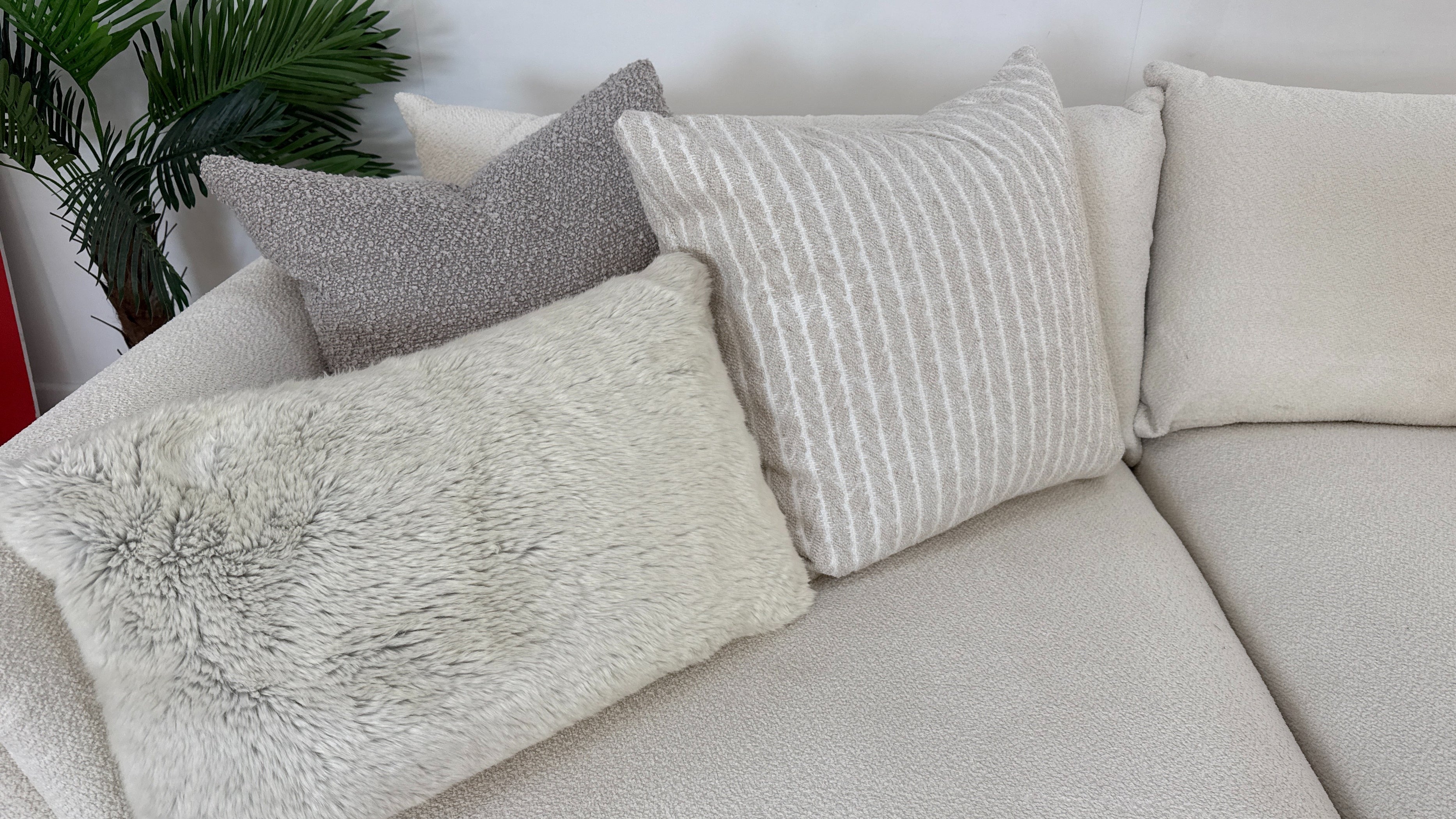 Sofology Marble Arch Fabric 3 Corner 3 in Camden Wood Trim Ecru Mix ...