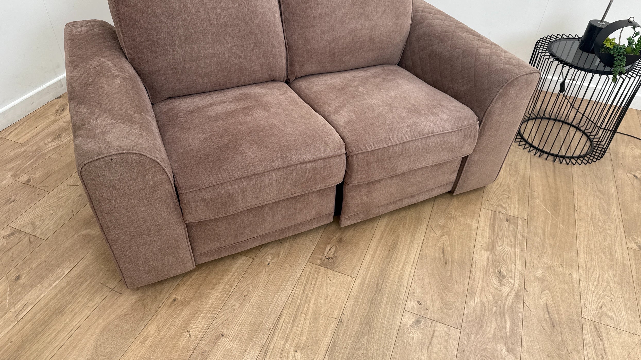 DFS Orka Recliner 2 Seater in Mocha — The Sofa Clearance Outlet