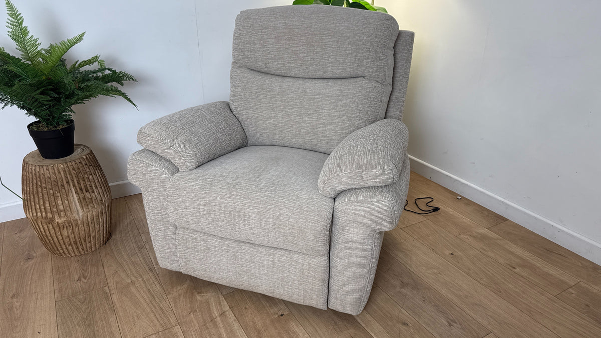 DFS The Tamla Fabric Recliner Chair on Florence Beige — The Sofa ...
