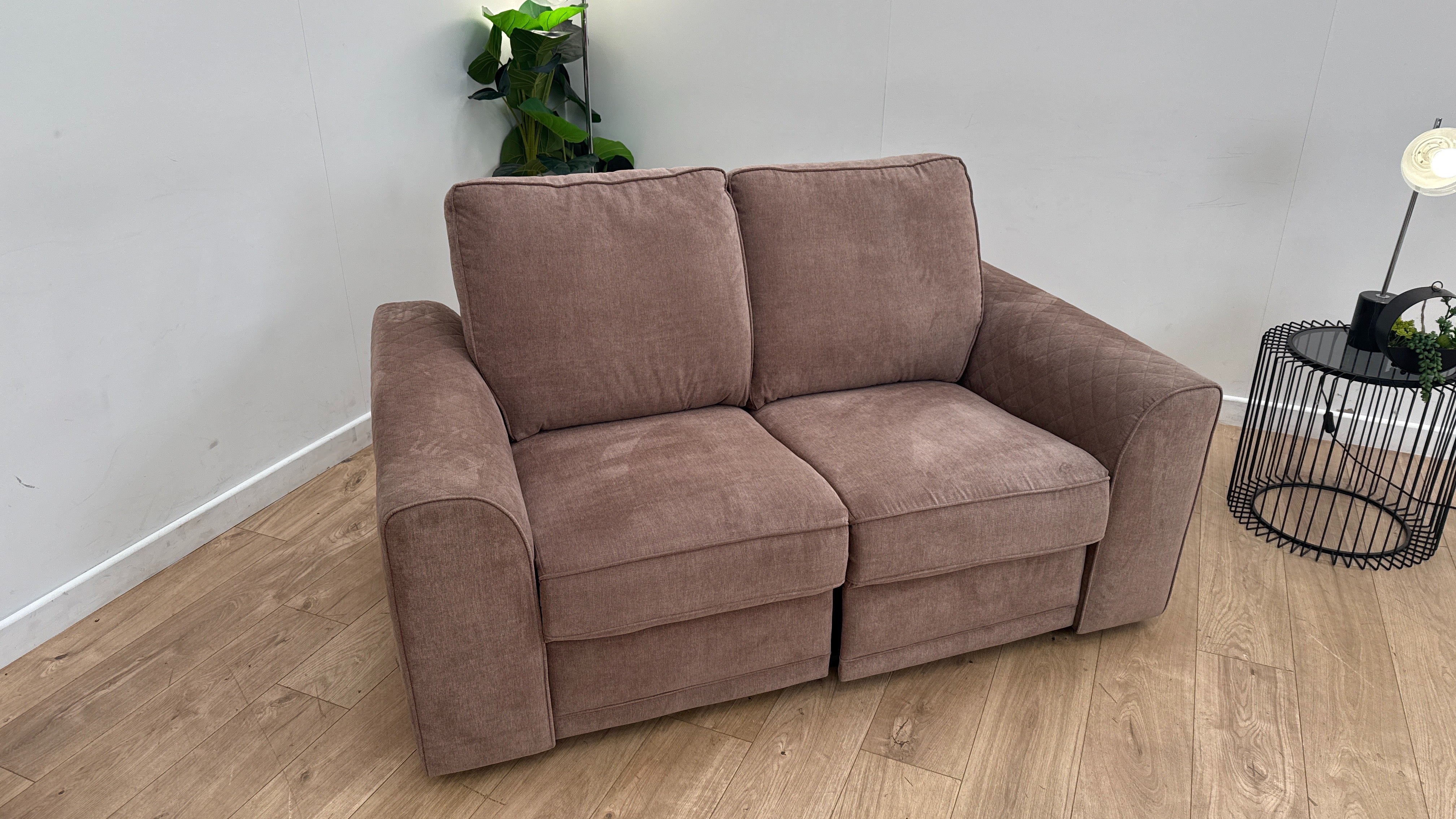 DFS Orka Recliner 2 Seater in Mocha — The Sofa Clearance Outlet
