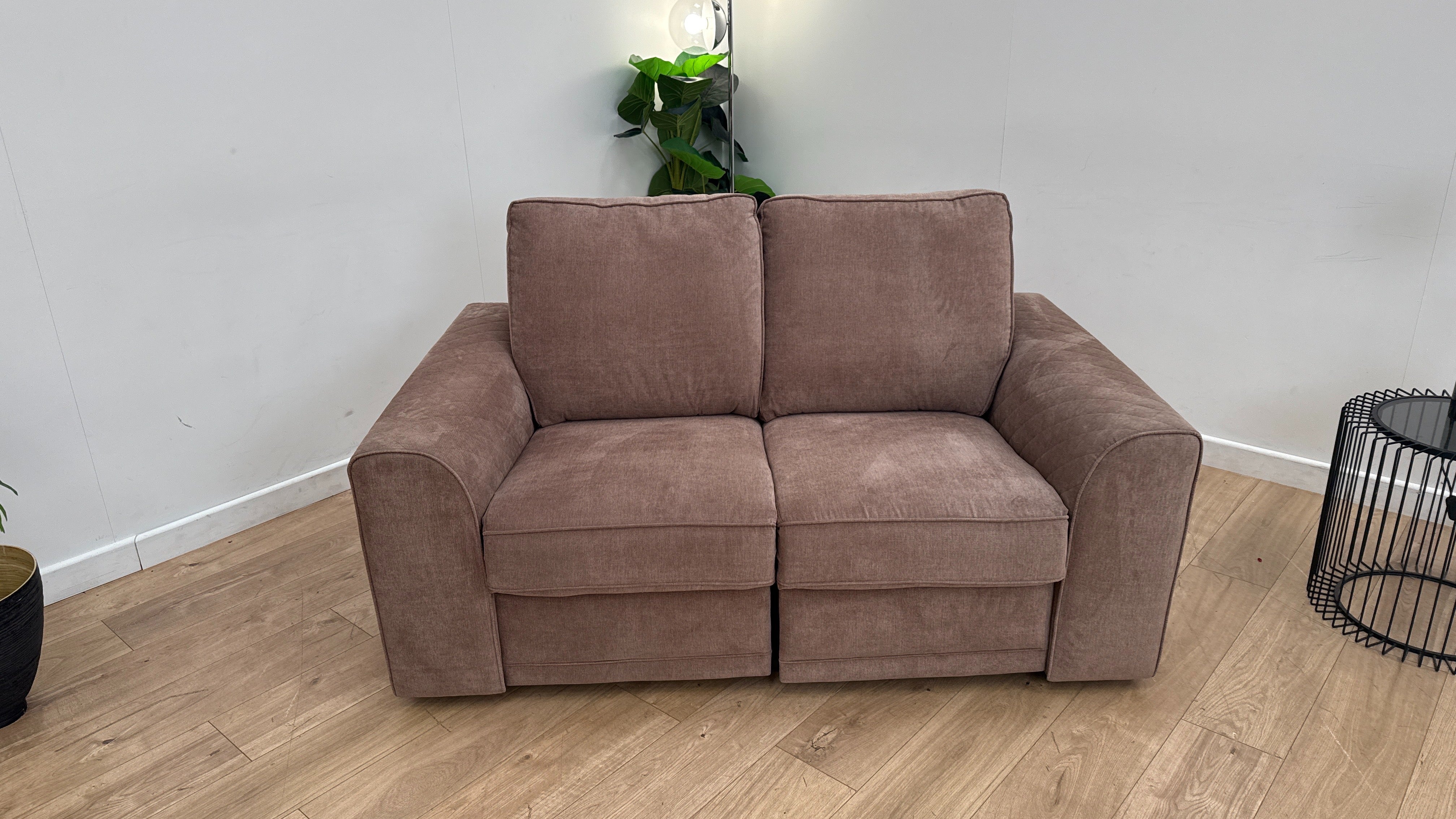 DFS Orka Recliner 2 Seater in Mocha — The Sofa Clearance Outlet