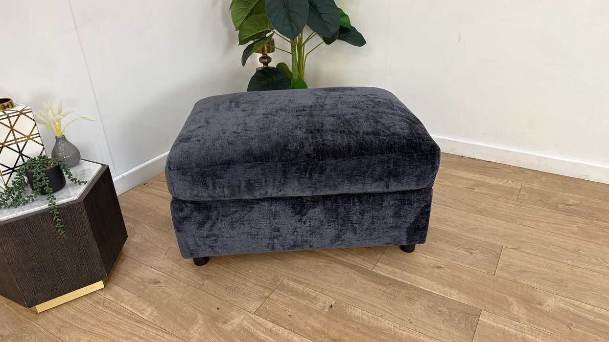 Sofology Bellagio Fabric Storage Footstool Feather Flex in Chunky Luxe ...