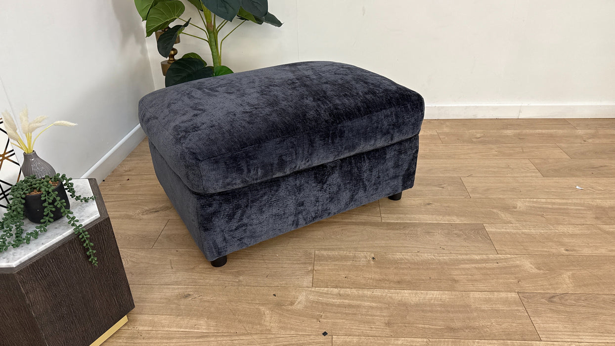 Sofology Bellagio Fabric Storage Footstool Feather Flex in Chunky Luxe ...