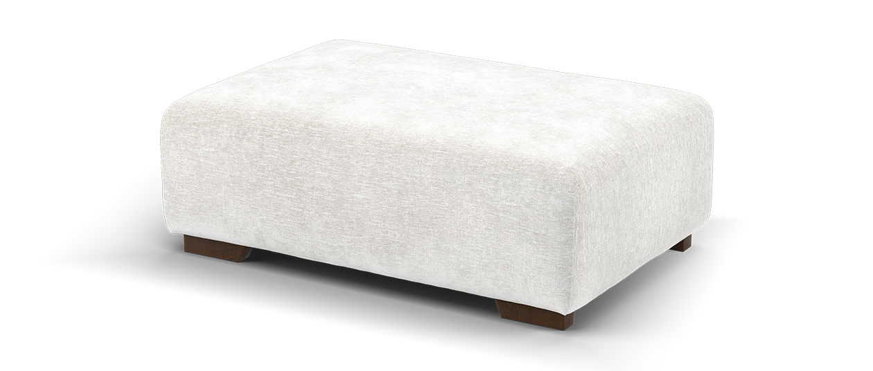 Sofology Calista Fabric Designer Footstool in Mist All Over — The Sofa ...