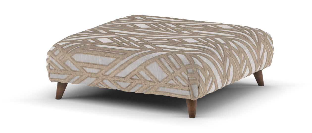 Sofology Scintillate Footstool in Teddy Natural — The Sofa Clearance Outlet