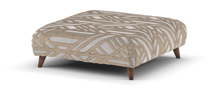 Sofology Scintillate Footstool in Teddy Natural — The Sofa Clearance Outlet